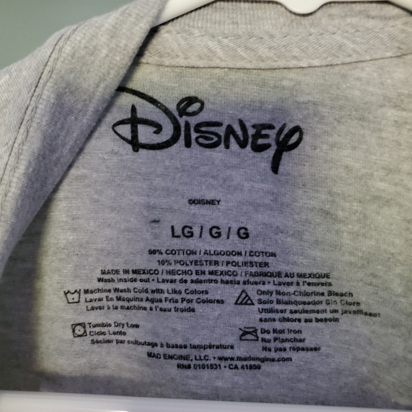Disney | Tops | Disney Mickey Mouse Red Logo Cursive Writing | Poshmark